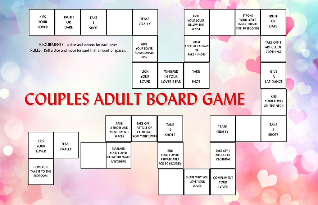COUPLES BOARD GAME – Vee's Professional Services, LLC