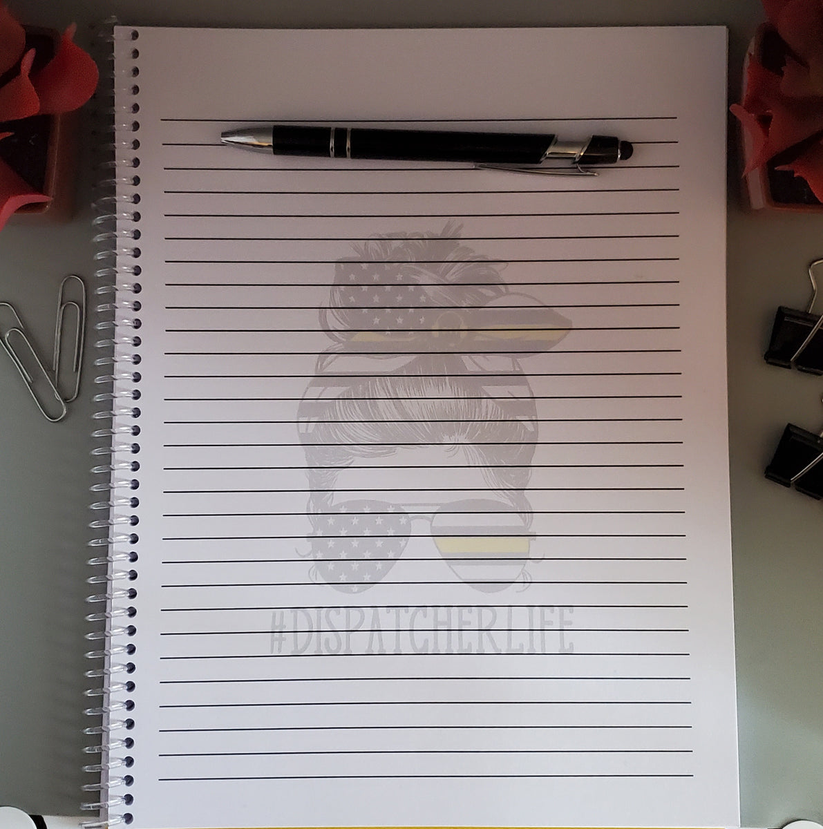 Dispatcher Life Notebook (Yellow) – Vee's Professional Services, LLC